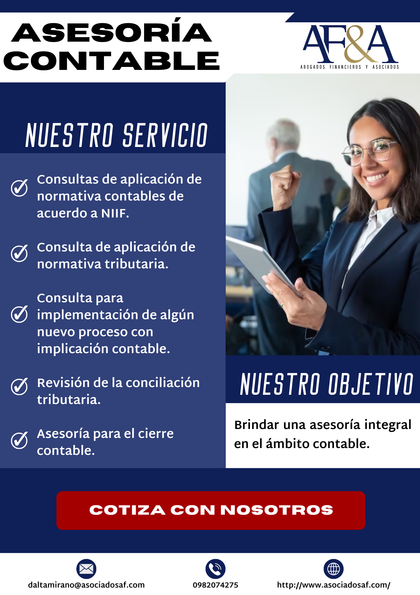 SERVICIOS Y ASESORÍA CONTABLE Y TRIBUTARIA - Abogados Financieros y Asociados