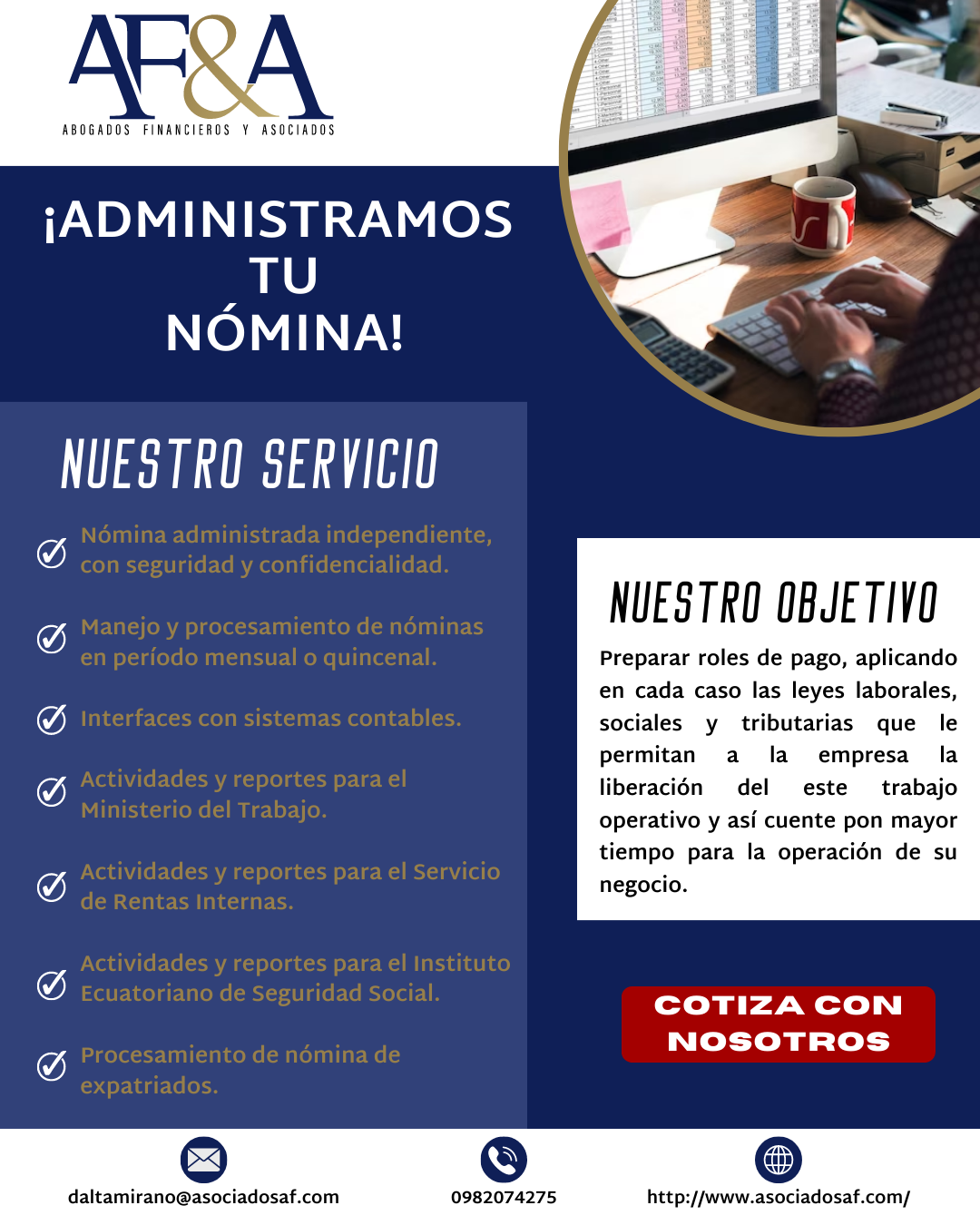 Servicio De Administración De Nómina Abogados Financieros Y Asociados